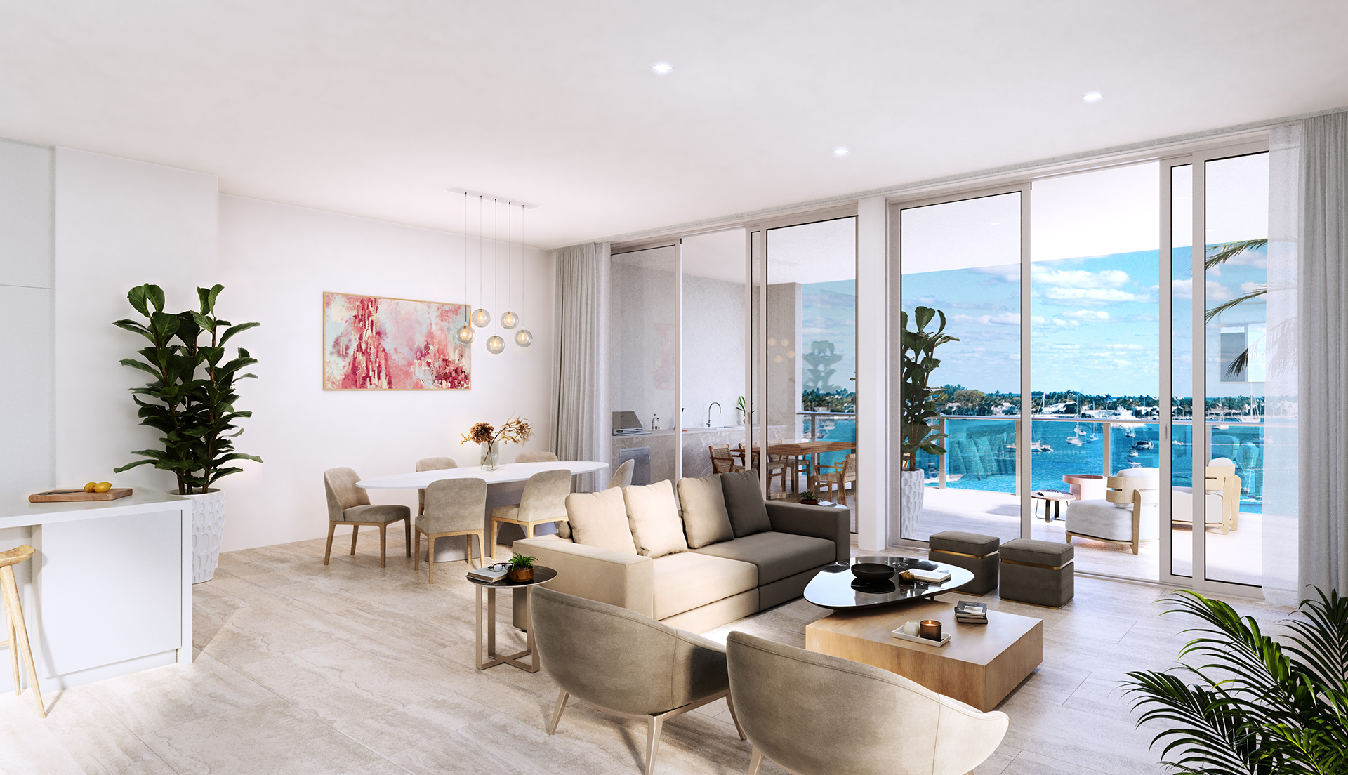Step Inside Alba Residence's Premier $10.5 Million Waterfront Townhome - ALBA Palm Beach